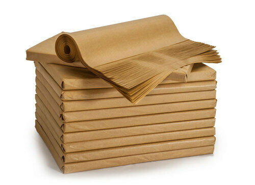 Brown Kraft Tissue Paper 750mm x 500mm 33gsm Premium Paper 500 Sheets ...