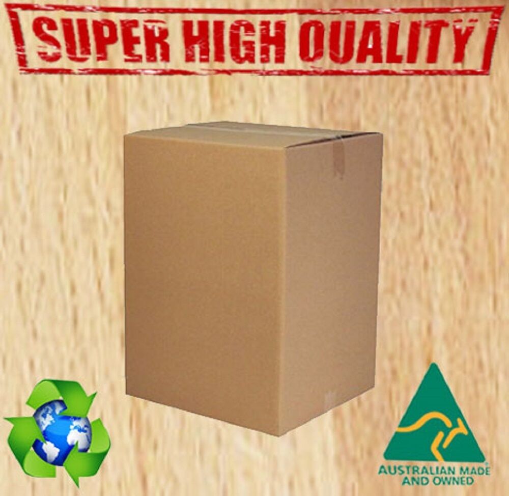 20 x 100L Tea Chest Cardboard Moving Packing Boxes Premium Packing Car ...