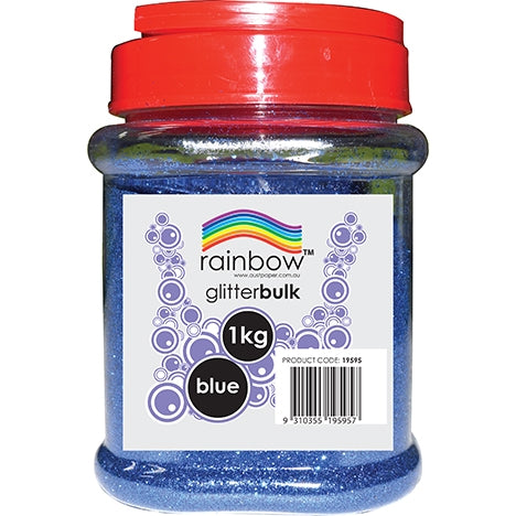 Rainbow Glitter 1kg Tub | Bulk Craft Glitter for Art & DIY | Snap Pack ...
