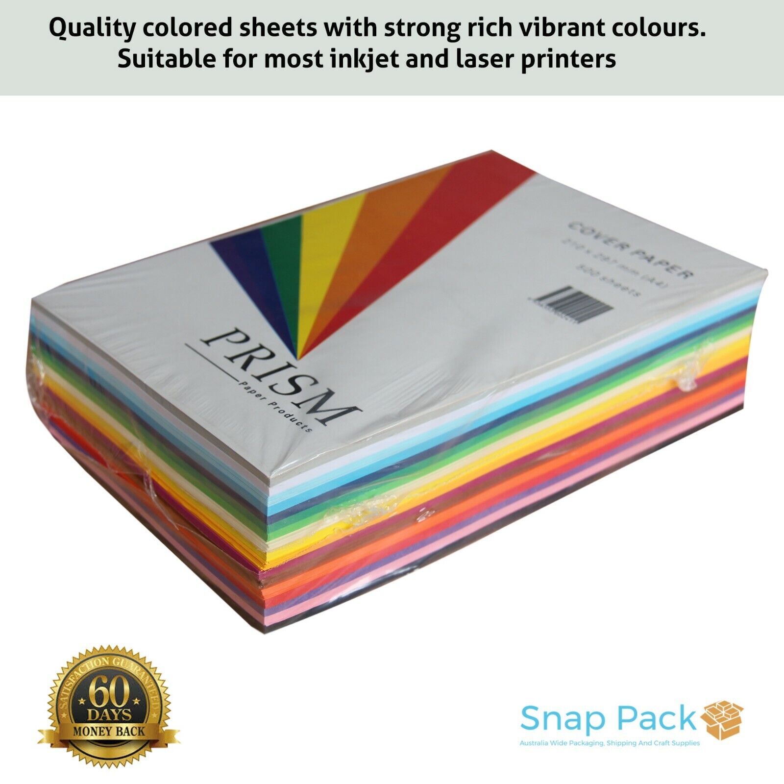 500 Sheets x 150GSM A4 Coloured Card Cardboard Paper - Premium Quality ...