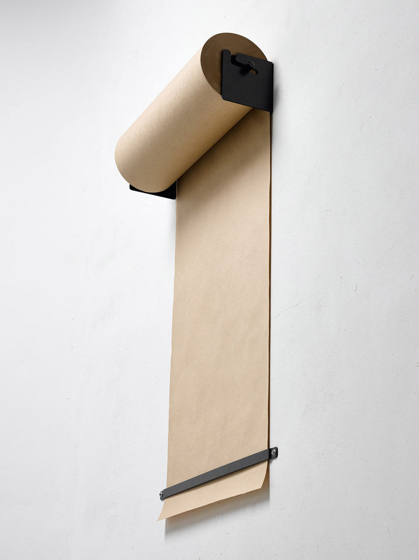 Wall Mounted Kraft Paper Dispenser & Cutter 450-750mm Free 50m Roll ...